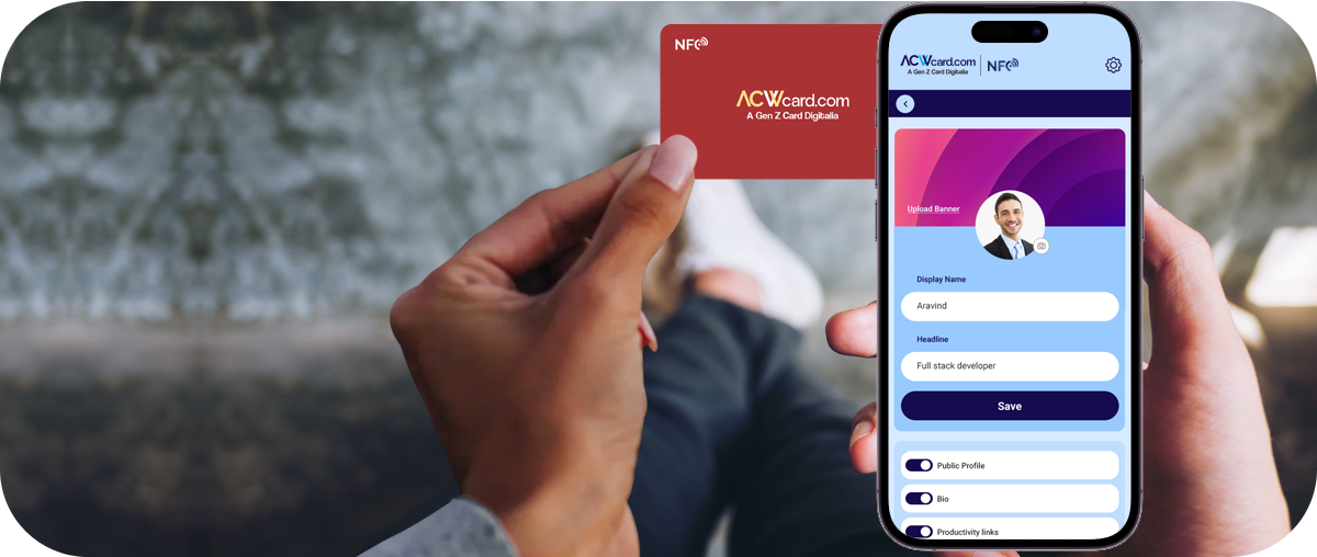 A new-gen NFC-powered Digital Business, Personal, Profile and Personal ...
